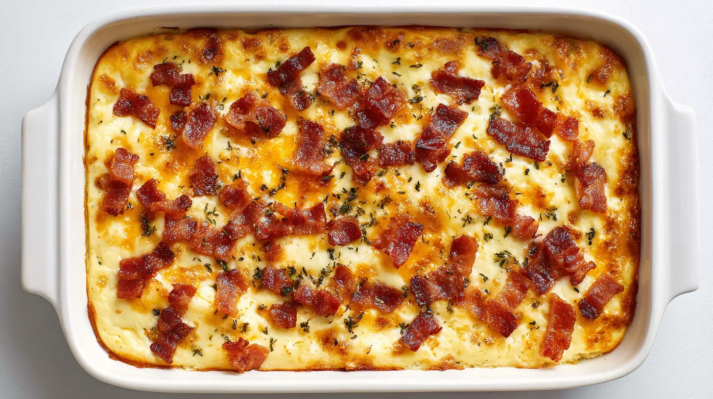 Bacon Breakfast Casserole Recipe - Easy Brunch